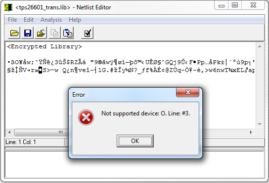 Tinaspicetps2660 Tina Ti Model Zip Help Simulation Hardware And System Design Tools Forum