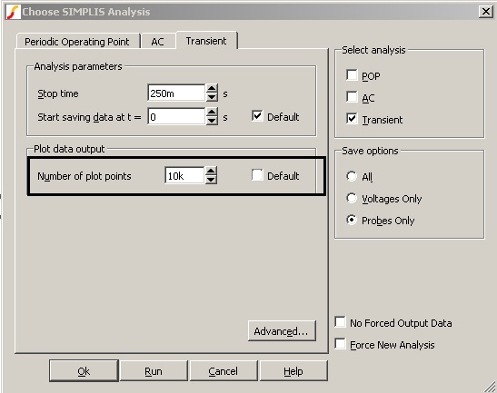 参考译文 Tinaspiceucc256301:如何缩短 Simplis 的仿真时间 仿真、硬件和系统设计工具(参考译文帖)read Only 仿真、硬件和系统设计工具