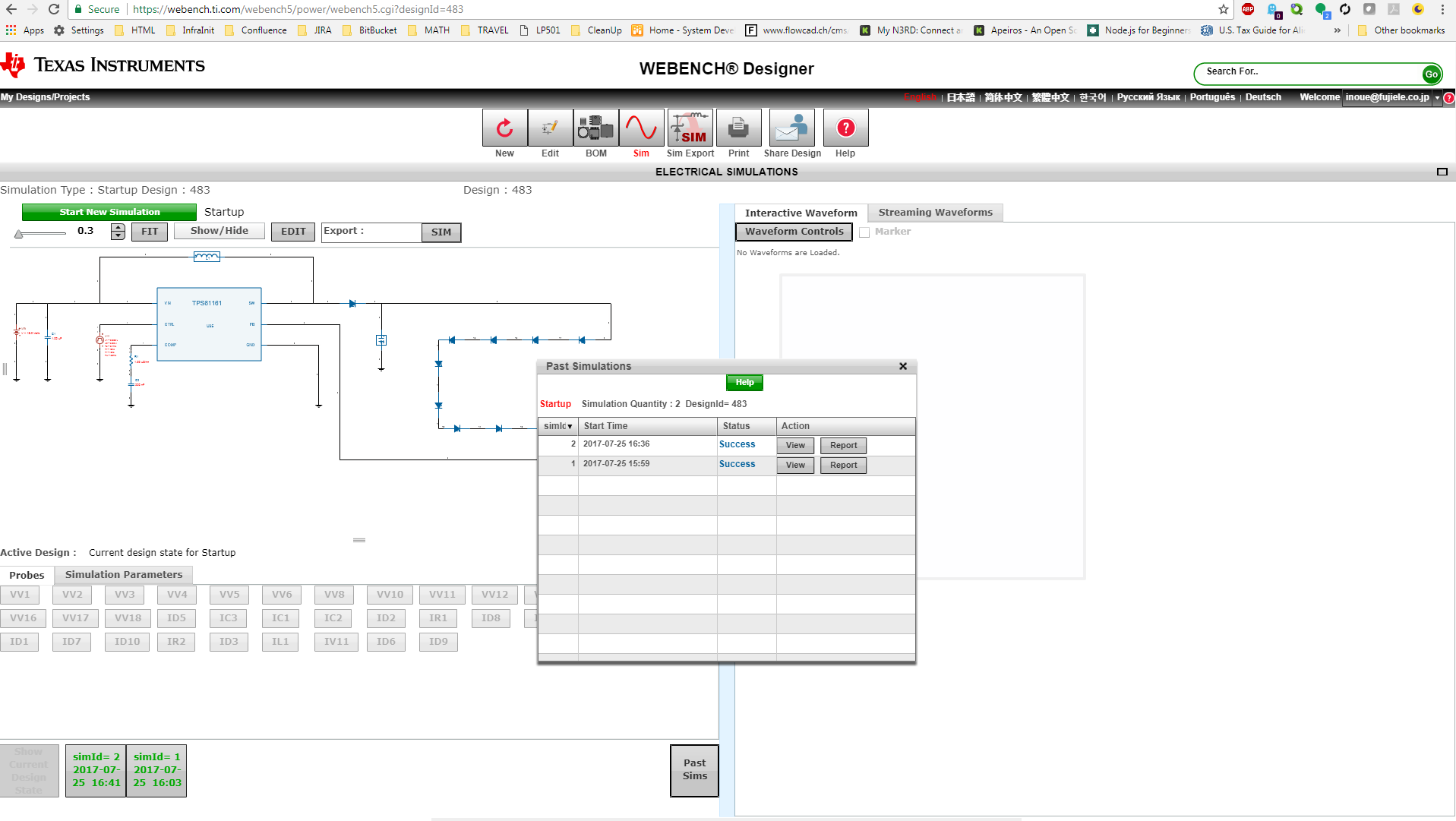 Webench® Toolstps61161 I Cant Simulate Simulation Hardware And System Design Tools Forum