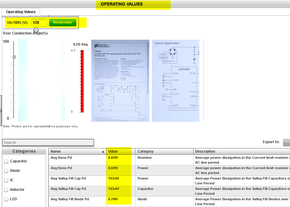 Webench® Tools Webench Led Cant Create A Design Simulation Hardware And System Design Tools