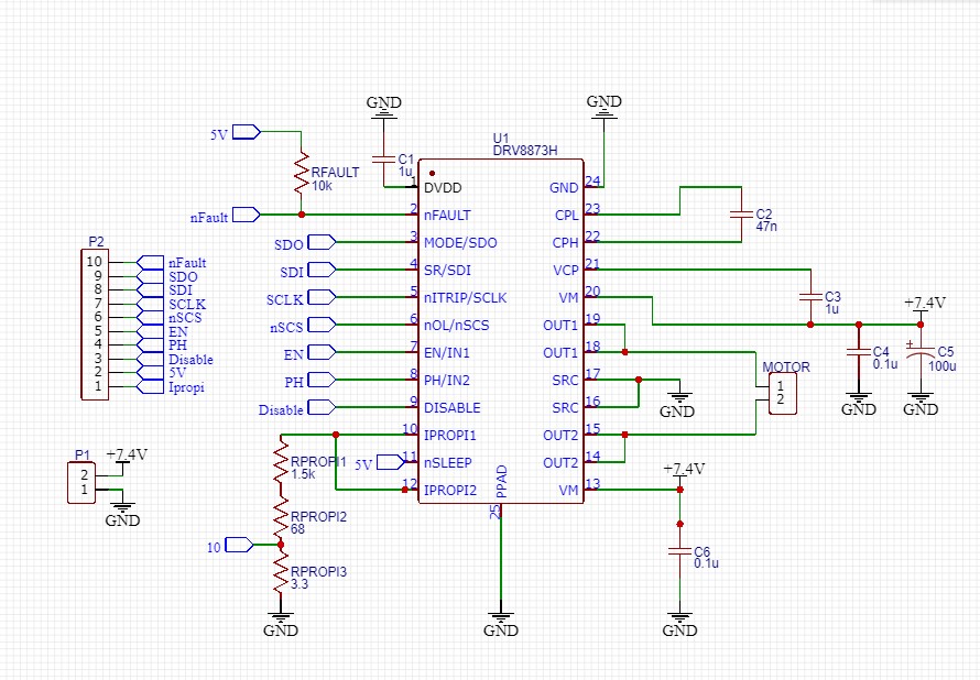 DRV8873SEVM: Charge-pump undervoltage - Motor drivers forum - Motor ...