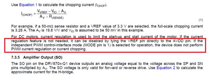 DRV8703-Q1: VREF Pin floating - Motor drivers forum - Motor drivers - TI E2E support forums