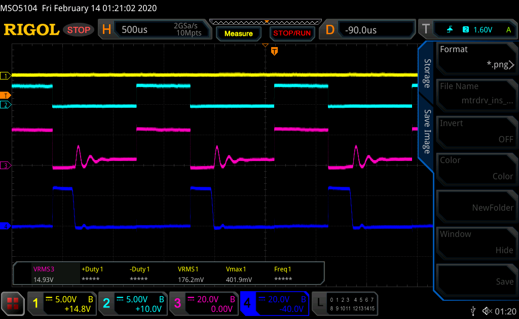 Drv8876 Motor Drive Bridge Unexpected Behavior During Pwm Motor Drivers Forum Motor Drivers