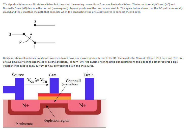 TS3DV642 / the movement of the device when the input portA/B open ...