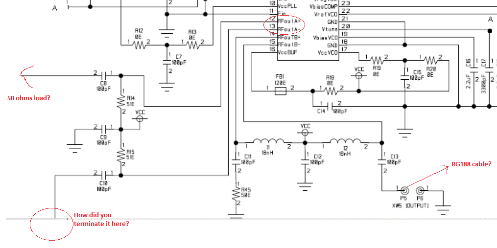 Need Help On Output Power Improvement For Lmx2581 Clock And Timing Forum Clock And Timing Ti