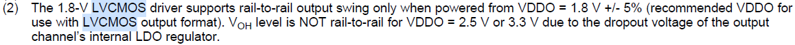 LMK03318: The description of OUTPUT BLOCK on the datasheet - Clock & timing forum - Clock ...