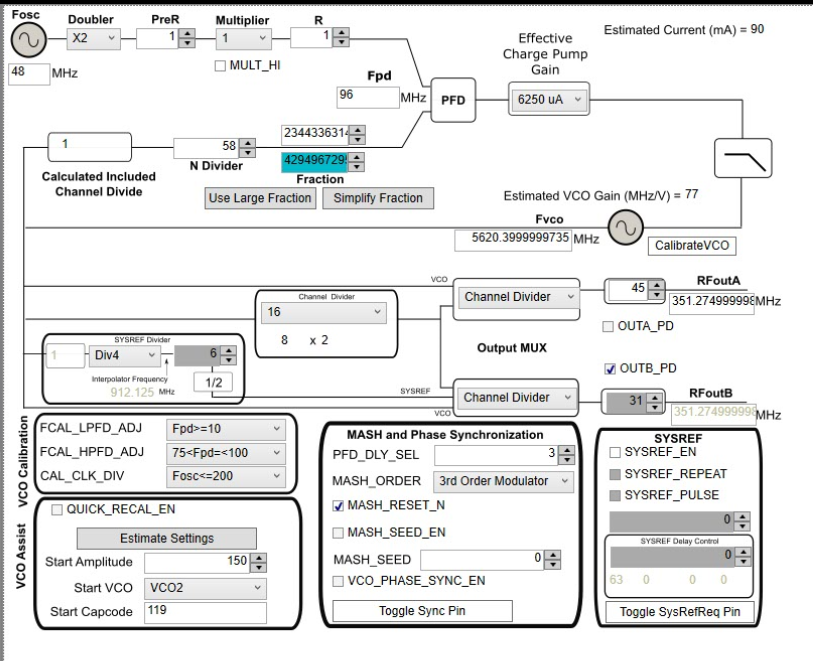 LMX2572: Phase Noise and Spur Issue - Clock & timing forum - Clock ...