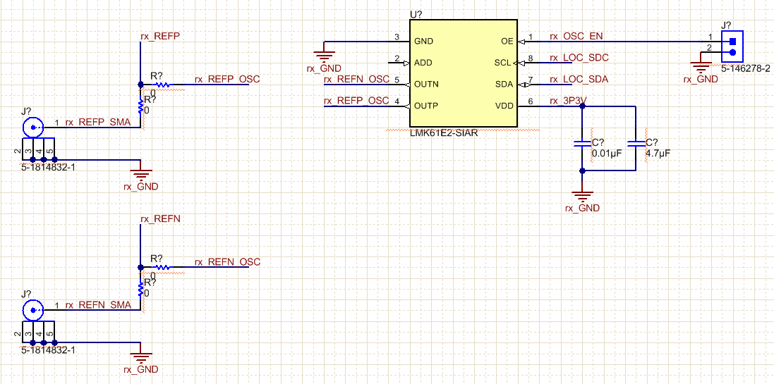 Lmk61e2 Schematic Assistance Clock And Timing Forum Clock And Timing Ti E2e Support Forums