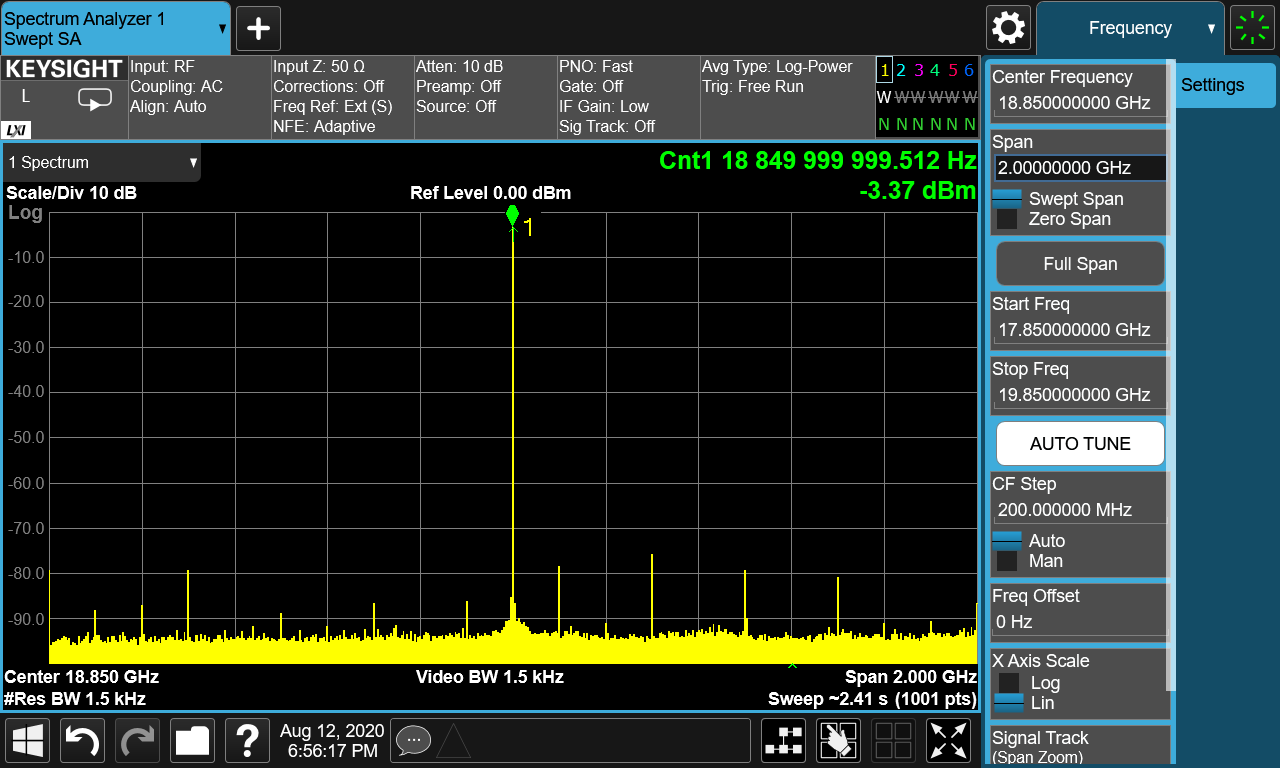 Lmx2595evm Fosc Reference Clock Spur Couple Into Output Clock And Timing Forum Clock And Timing