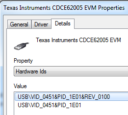Installing the driver for the CDCE62005 EVM - Clock & timing forum - Clock & timing - TI E2E ...