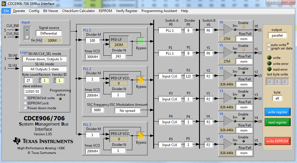 CDCE906 Fail issue - Clock & timing forum - Clock & timing - TI E2E support forums