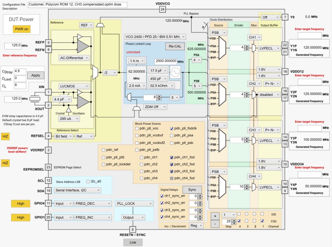 WEBENCH® Tools/CDCI6214: CDCI6214 - Clock & timing forum - Clock & timing - TI E2E support forums