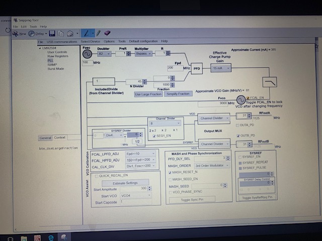 Lmx2594 Lmx2594 Spur Clock And Timing Forum Clock And Timing Ti E2e Support Forums
