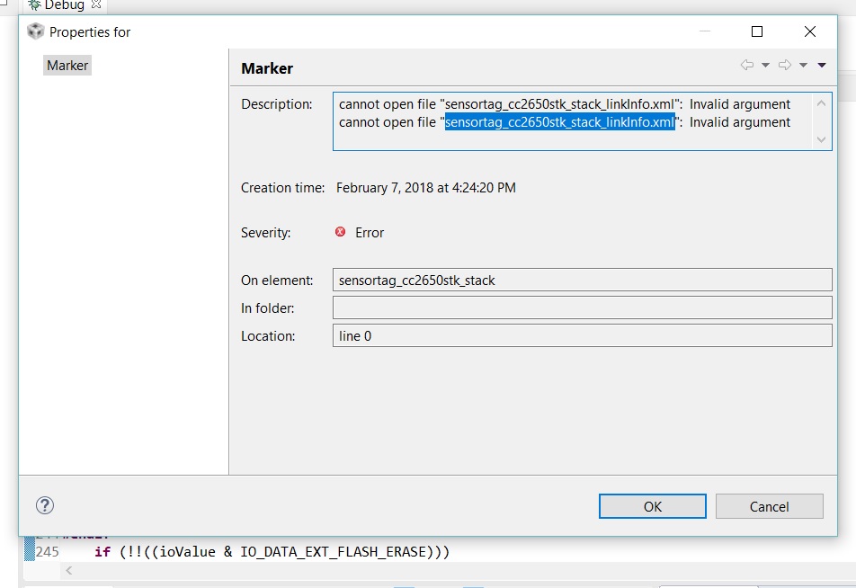 Ccscc2650stk Stacklinkinfoxml Cannot Be Opened Bluetooth Forum