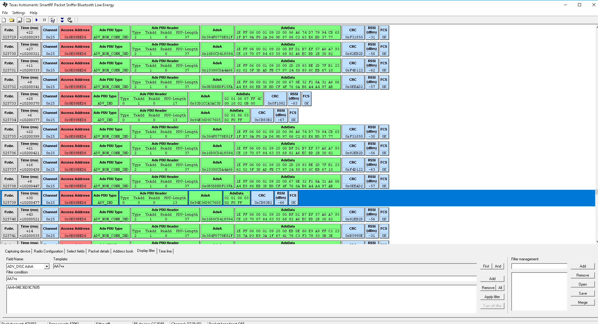 Cc2541 Packet Sniffer Bluetooth Forum Bluetooth®︎ Ti E2e Support Forums