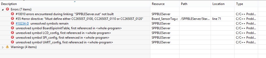 Cc2650 Sppble Example Problems Sppbleclient Out Could Not Open File