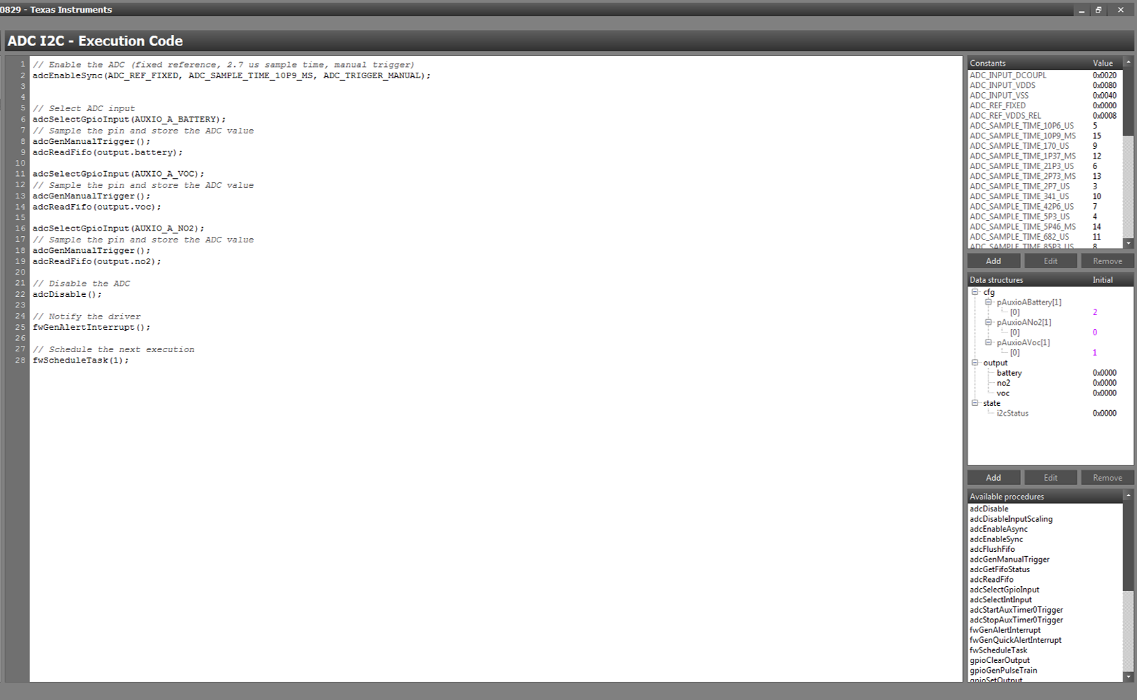Sensor controller studio coding - Bluetooth forum - Bluetooth®︎ - TI E2E support forums