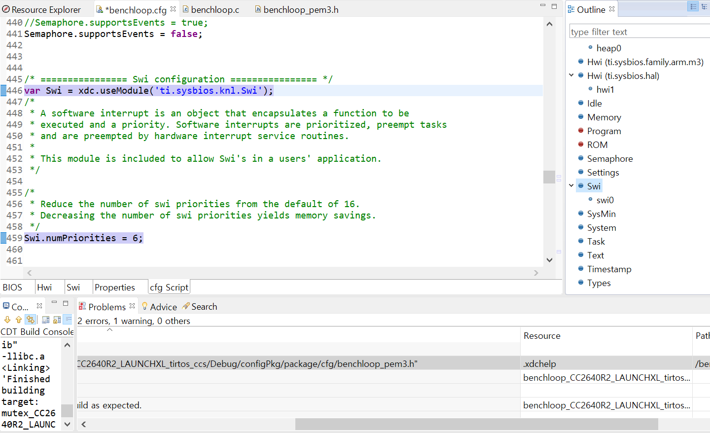 Rtoscc2640r2f Problem With Openning Xdc File Bluetooth Forum Bluetooth®︎ Ti E2e Support 7943