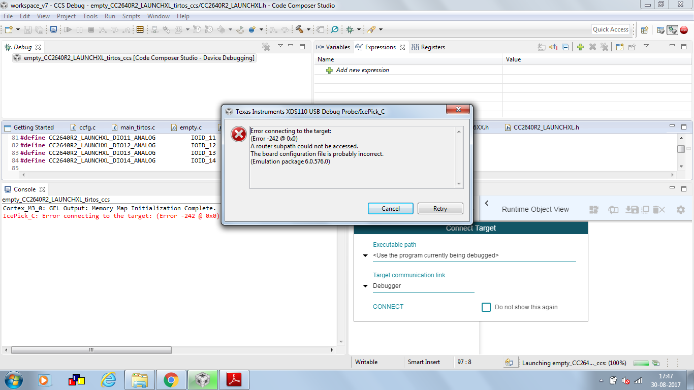 Ccscc2640r2f Porting Code From Cc2640r2f To Cc2640 Bluetooth Forum Bluetooth®︎ Ti E2e