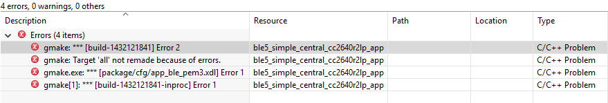 RTOS/LAUNCHXL-CC2640R2: add UIA to example project - Bluetooth forum ...