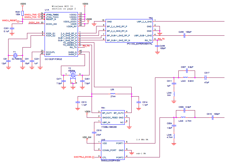 CC1352P: impedance and phase shift - Bluetooth forum - Bluetooth®︎ - TI E2E support forums