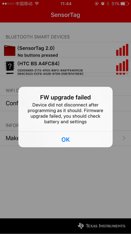 Oad On Sensortag On Ble Sdk V210 Issues Bluetooth Forum Bluetooth®︎ Ti E2e Support Forums