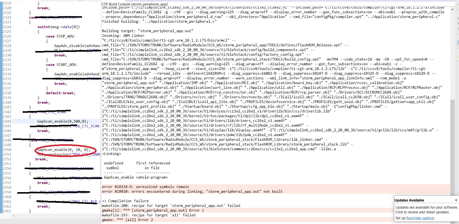 Compilerlaunchxl Cc26x2r1 Launchxl Cc26x2r1 Simple Peripheral Import Function From