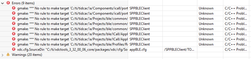 Cc2650 Sppble Example Problems Sppbleclient Out Could Not Open File