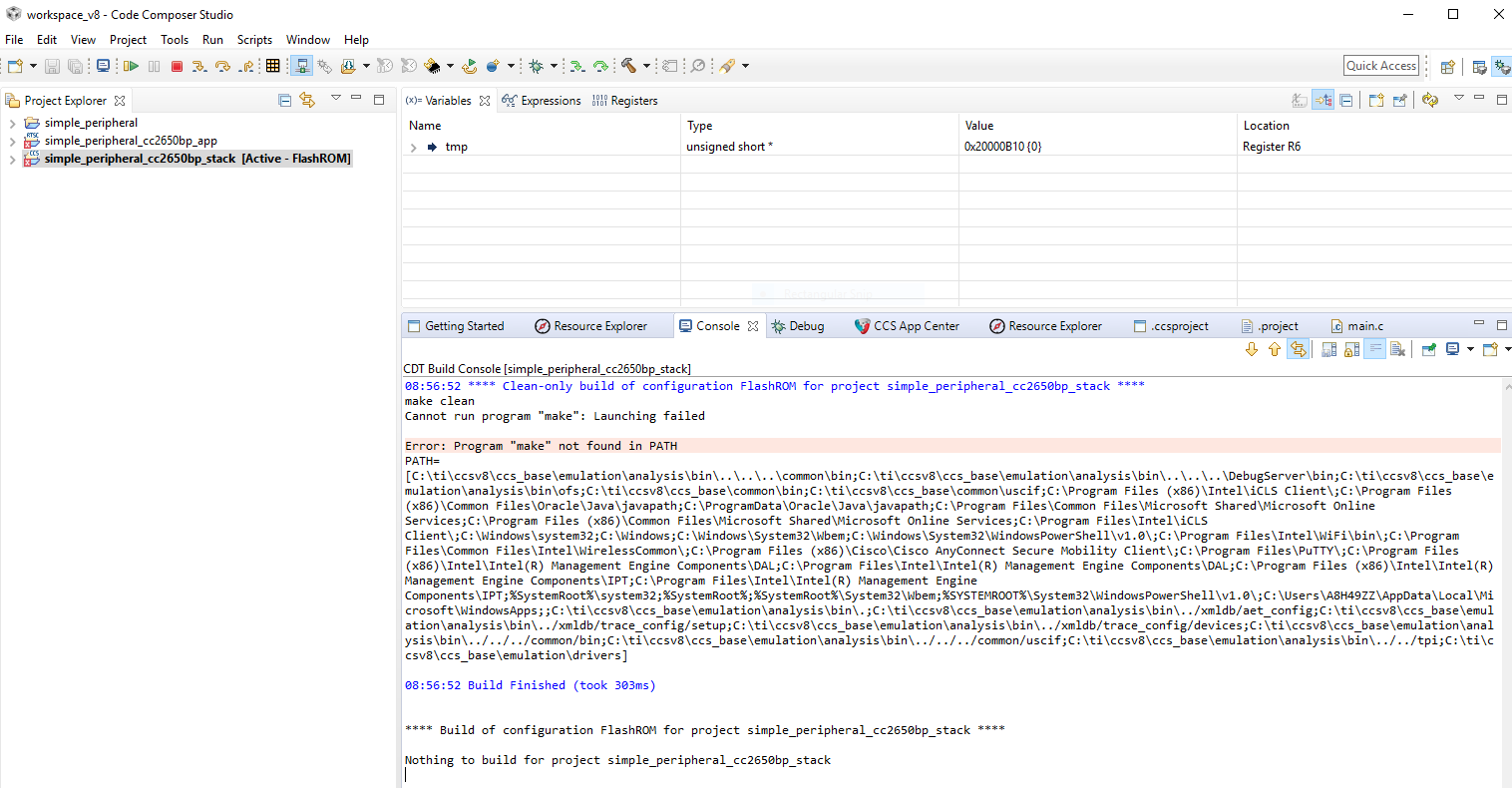 CCS/CC2650: CC2650 Booster Pack Problem - Bluetooth forum - Bluetooth®︎ ...