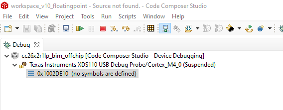 Cc2642r Bim Offchip Application Does Not Start Using Floatingpoint Operations In Bim