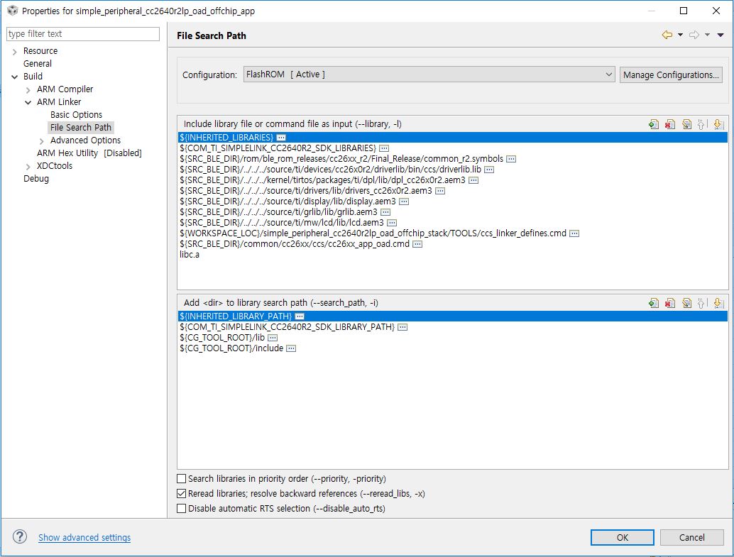 Cc2640r2f Ptm Build Error In Simpleperipheralcc2640r2lpoadoffchip