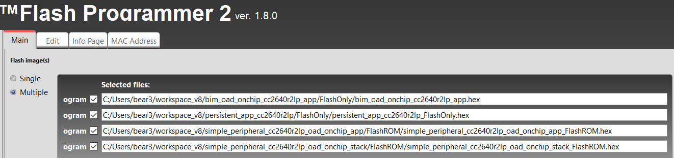 CC2640R2F: on-chip OAD - Bluetooth forum - Bluetooth®︎ - TI E2E support forums
