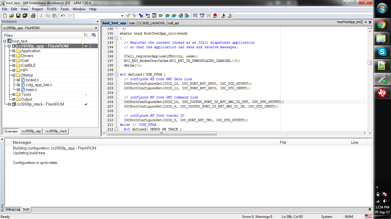 Compilerlaunchxl Cc2650 To Get Output Of Clock Frequency On Any Gpio Of Cc2650 Bluetooth