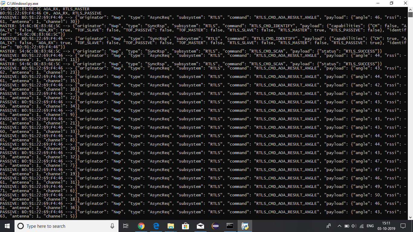 How to obtain IQ samples using rtls_aoa_iq_log.py file - Bluetooth ...