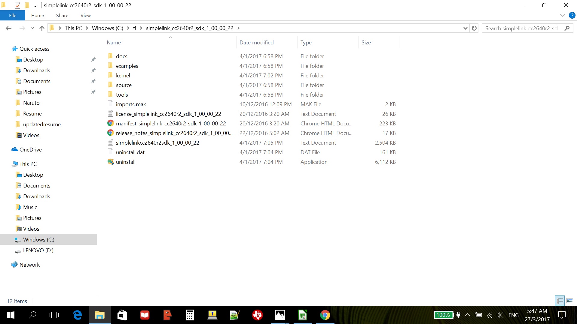 Ccslaunchxl Cc2640r2 Cc2640r2 Sdk 100 Example Program Build Errors After Installing Cc2640r2