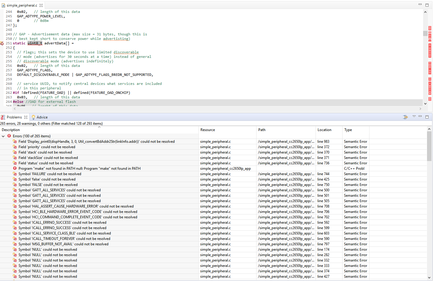 Cc2650 Having Problem Getting Ble Examples To Work Bluetooth Forum Bluetooth®︎ Ti E2e