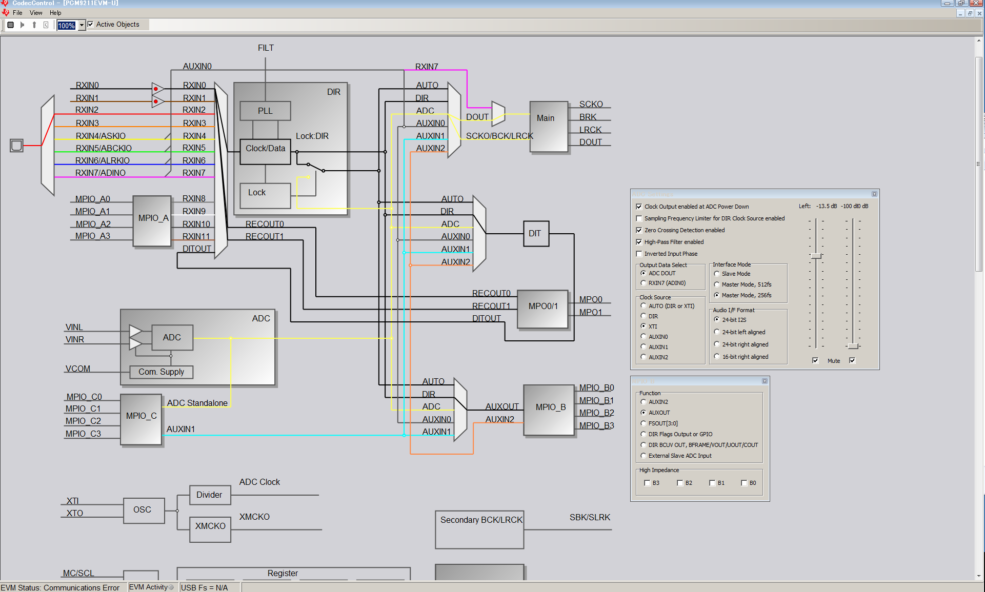 PCM9211 Simultaneous Output of DIR/ADC I2S Outputs - Audio forum - Audio - TI E2E support forums