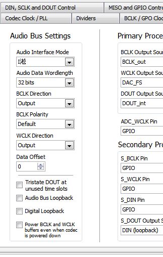 Cannot Set the TLV320AIC3254 as I2S Master with CODEC_CLKIN = PLL_CLK ...