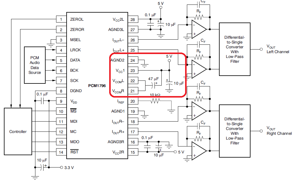 PCM1795 Internal Bias Decoupling Pin - Audio forum - Audio - TI E2E ...