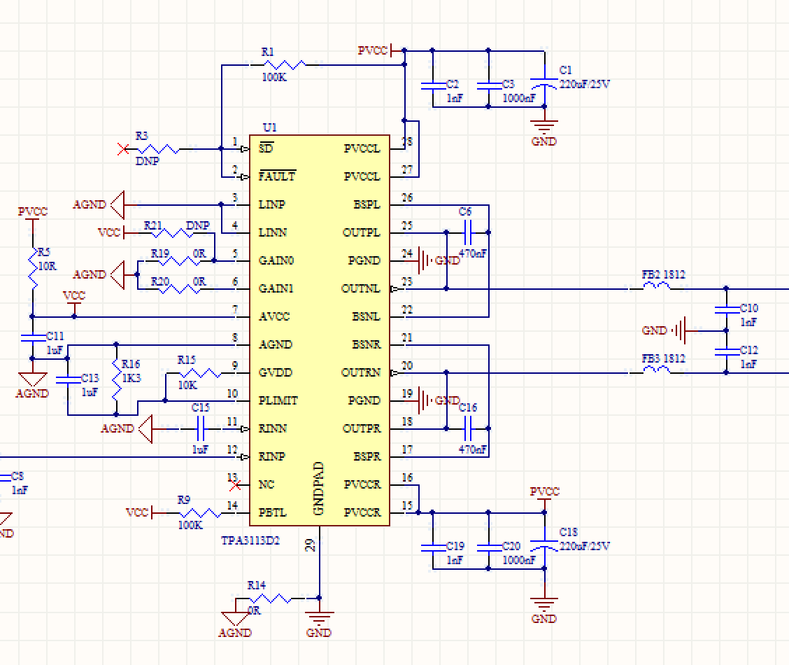 TPA3113D2: Shutdown at startup when set to minimum volume - Audio forum ...