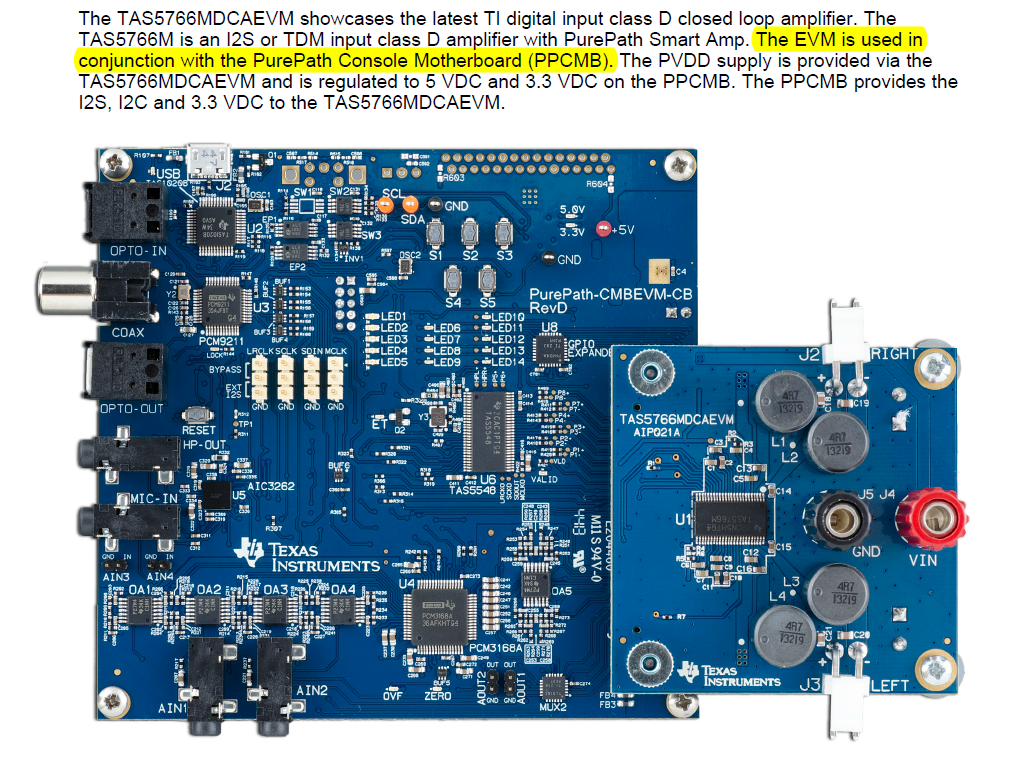 Tas5766mdcaevm Tas5766 Evm Does Not Respond To I2c Commands Issues From Mcu But Responds When