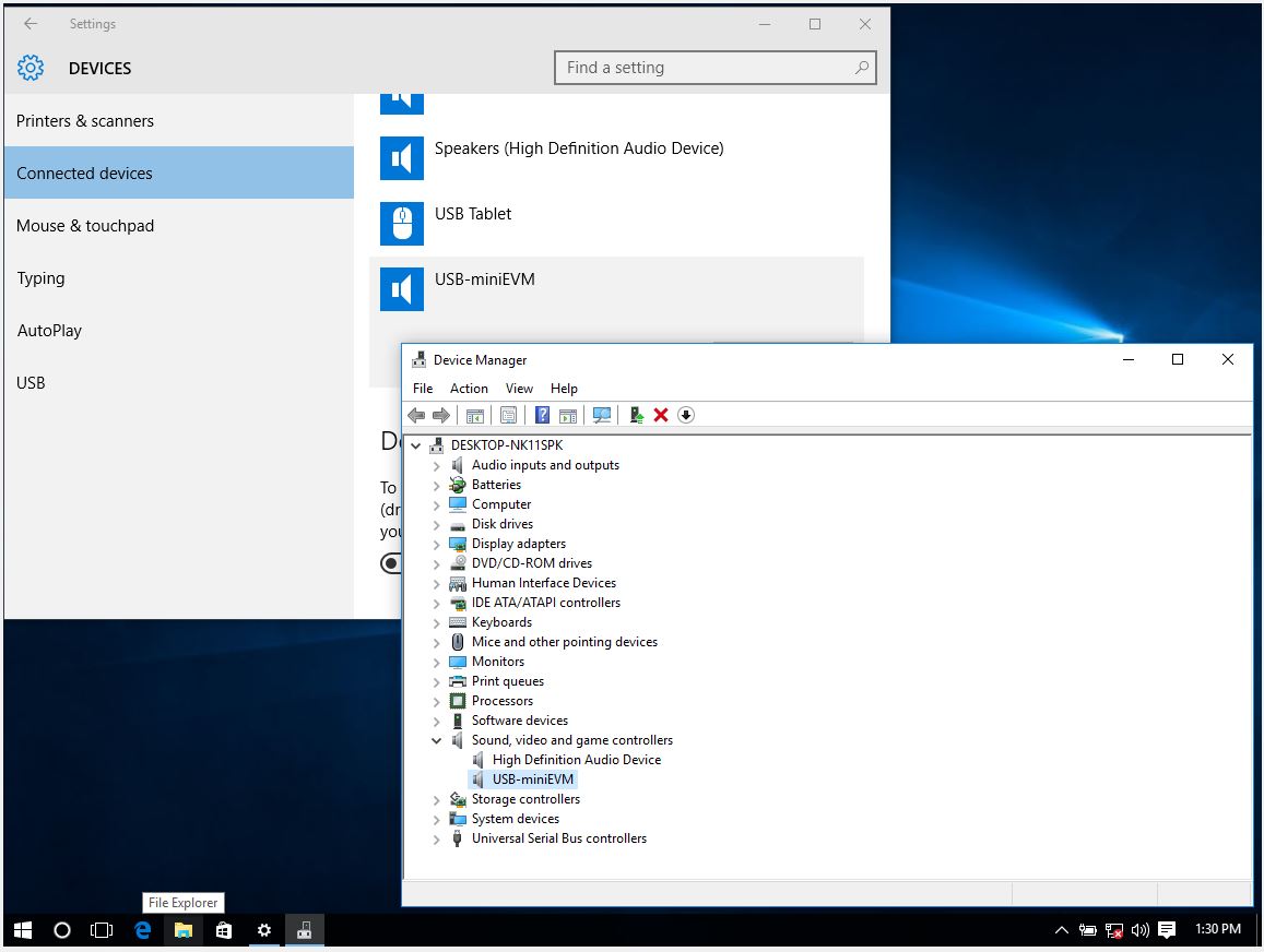 TAS2505 control software on Windows10 - Audio forum - Audio - TI E2E support forums