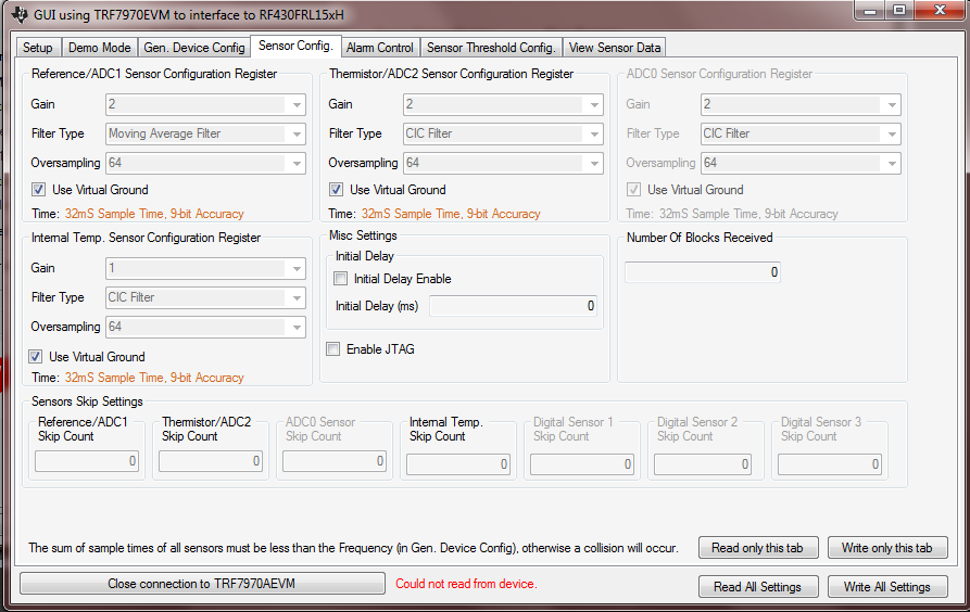 rf430frl152h could not read from device - Other wireless technologies ...