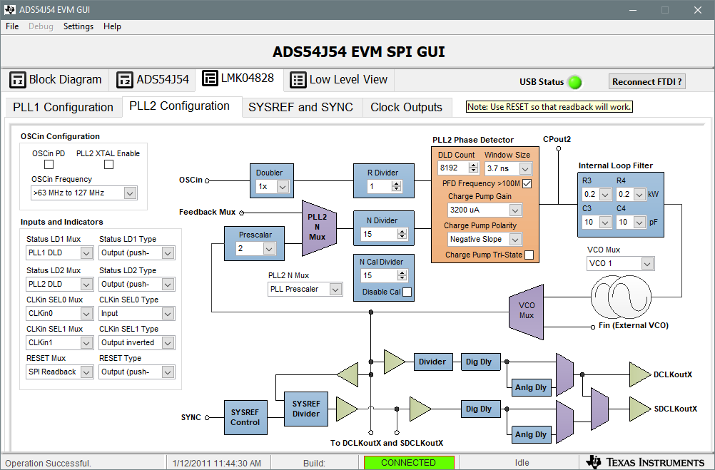 ADS54J54EVM: Read DDR to file TIMED_OUT_ERROR (TSW14J56 Rev E) - Data ...