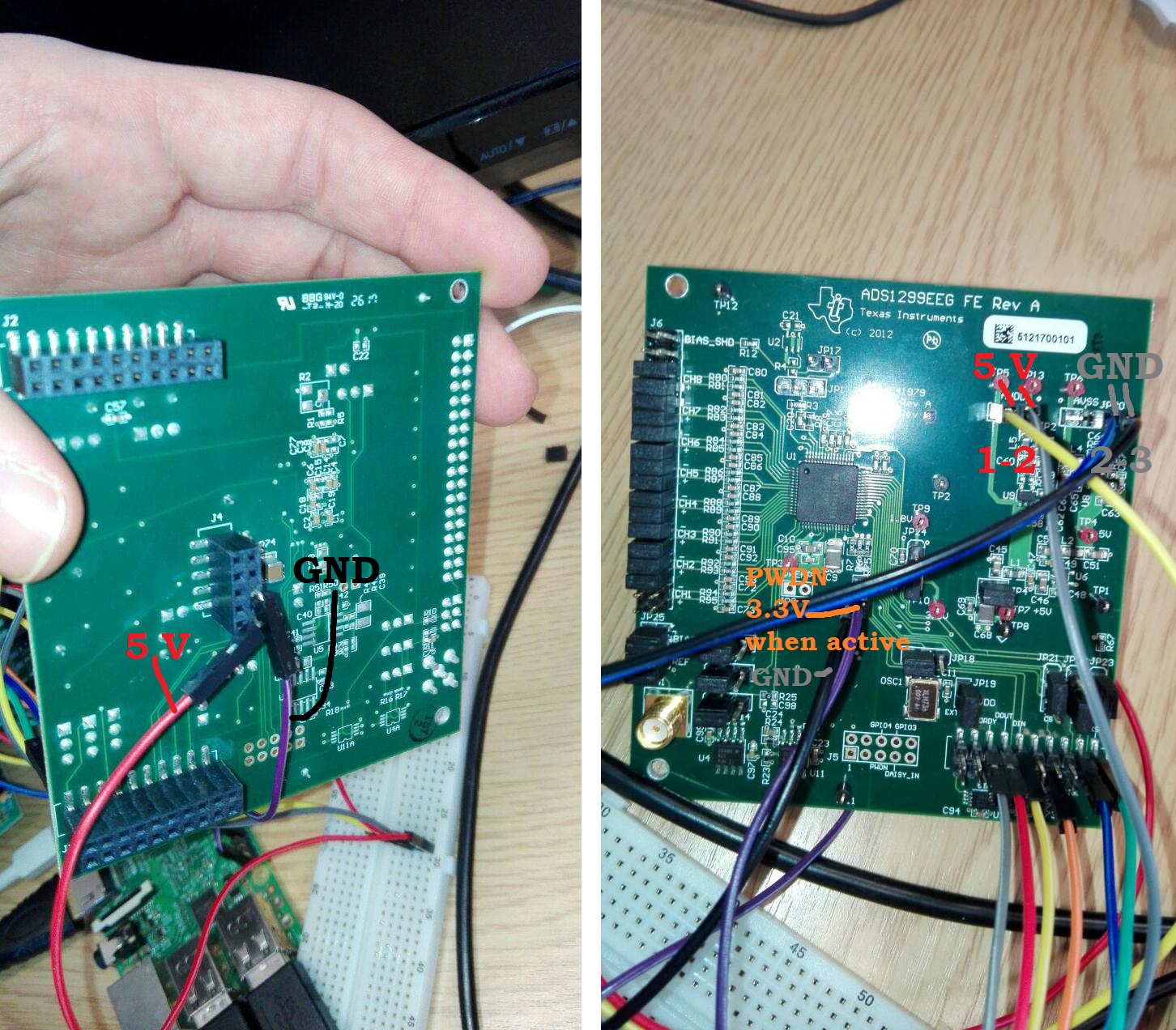 Ads1299eegfe Pdk Ads1299eeg Spi Vs Demonstration Kit Software Discrepancies Data Converters