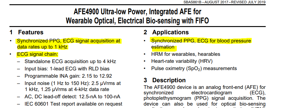 AFE4420: The spec question for AFE4420 - Data converters forum - Data ...