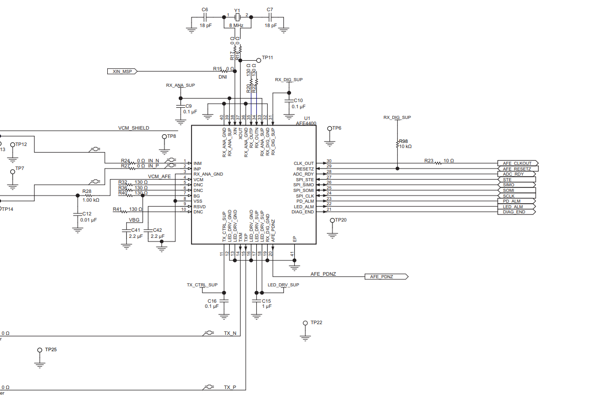 Afe4490 Afereset Pin Data Converters Forum Data Converters Ti E2e Support Forums
