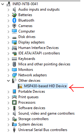 ADS1298: MSP430 HD device based drivers for Windows 10 - Data ...