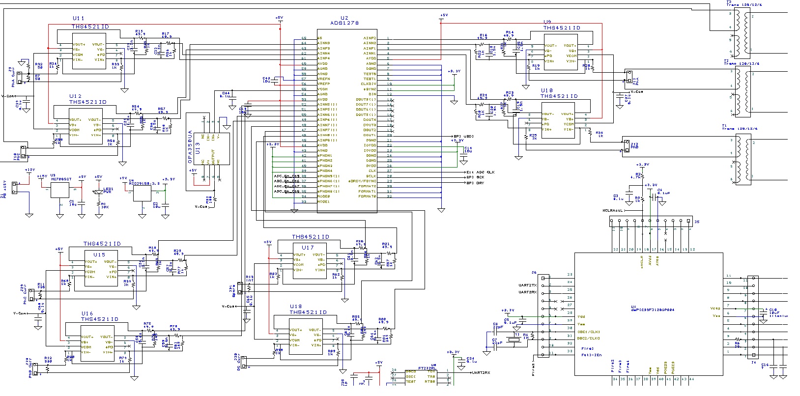 ADS1278MPAPTEP noise filtering using THS4521IDR, non-linear reading issue - Data converters ...