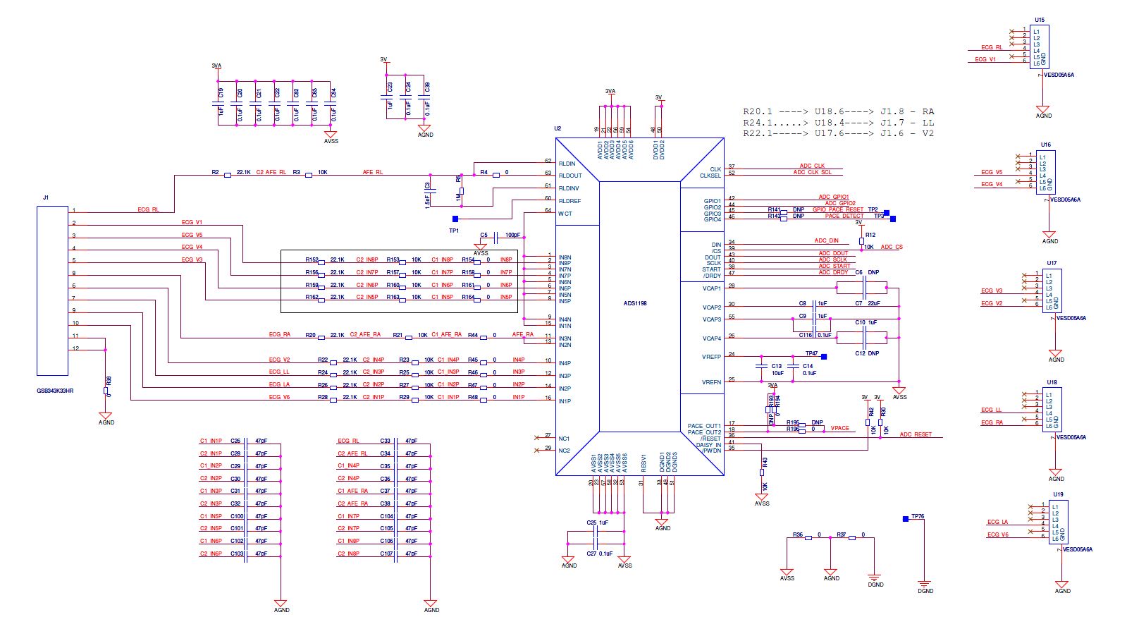 ADS1198 Noise due to Power frequency magnetic field - Data converters ...